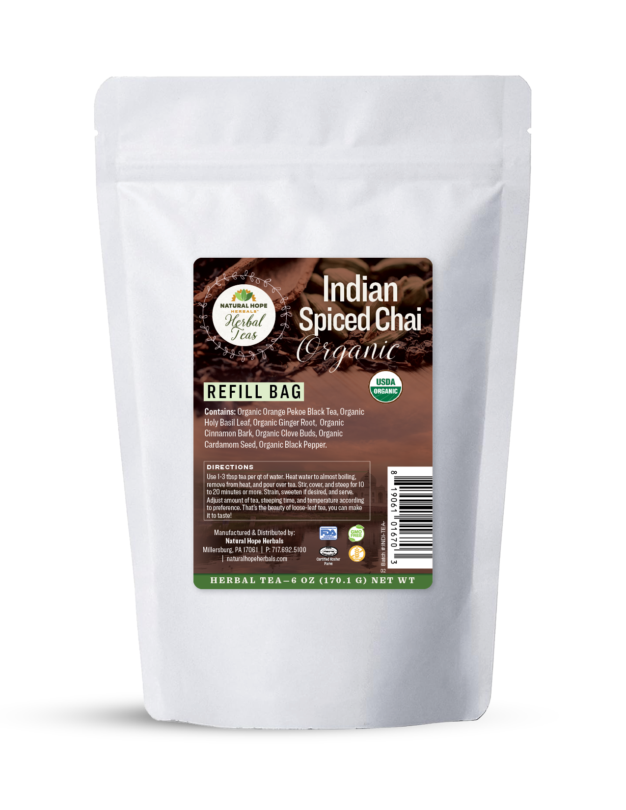 Organic Indian Spiced Chai Tea – HarvestGiftShop.com